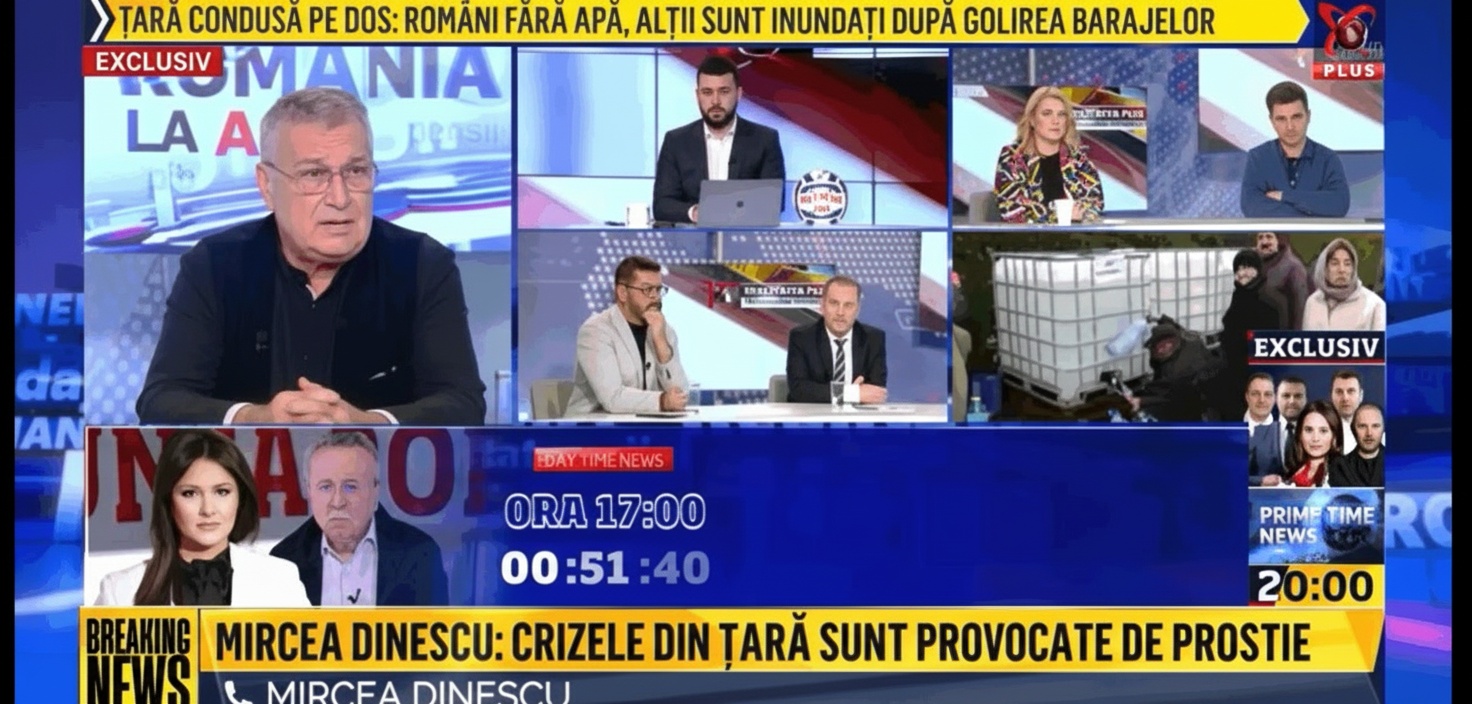 Mircea Dinescu acuză conducerea României de criza apei - AtlasNews